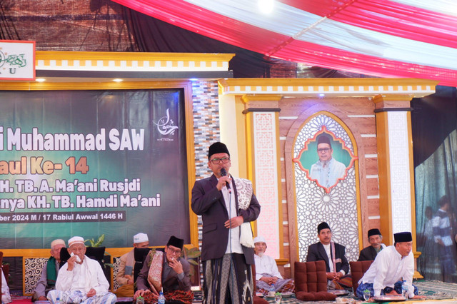 Haul MALNU Pusat Menes, Meneladani Keteguhan Nabi Muhammad dan Ulama ...