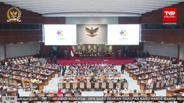 Momen saat Anggota DPR, DPD, dan MPR 2024-2029 Resmi Dilantik | kumparan.com