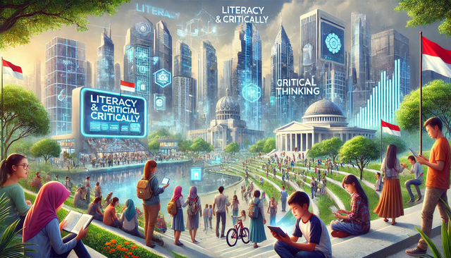 Minimnya Literasi dan Tantangan Menuju Indonesia Emas 2045 | kumparan.com