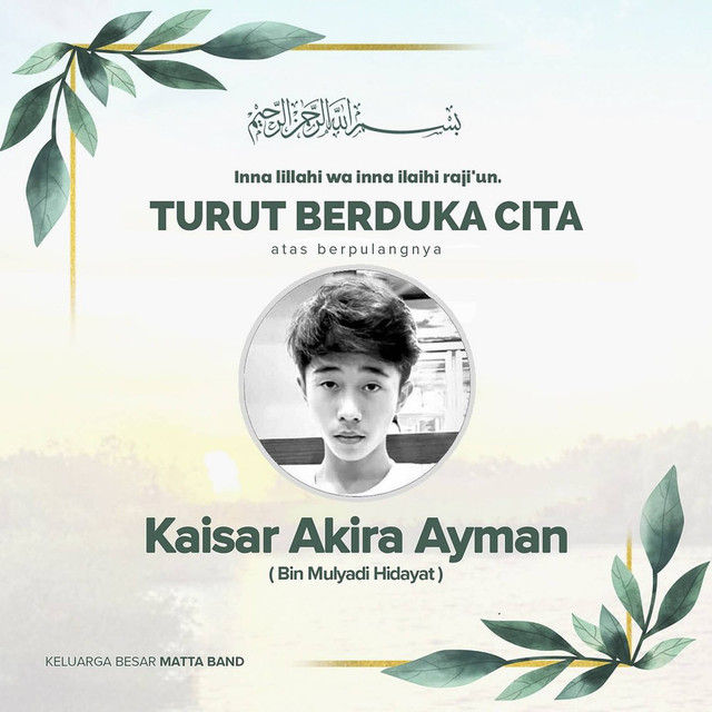 Penjelasan Manajer soal Anak Drummer Matta Band yang Meninggal ...