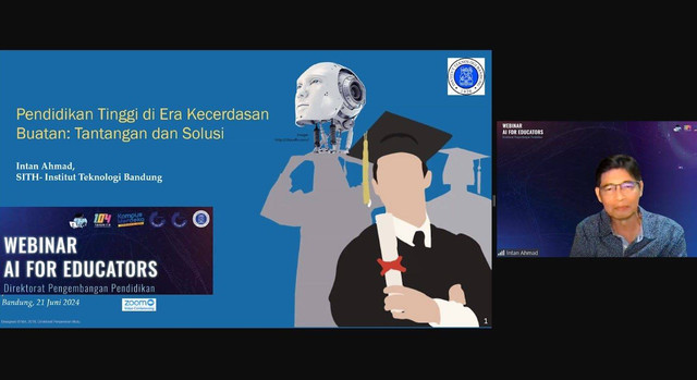 Prof Intan Ahmad Isi Webinar ITB Seputar AI untuk Proses Pembelajaran ...
