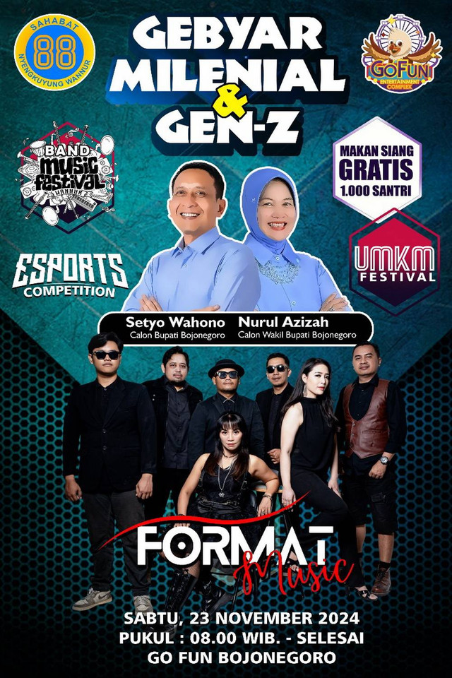 Ayo Generasi Muda Bojonegoro! Ini Acara Kalian: Gebyar Milenial & Gen Z ...