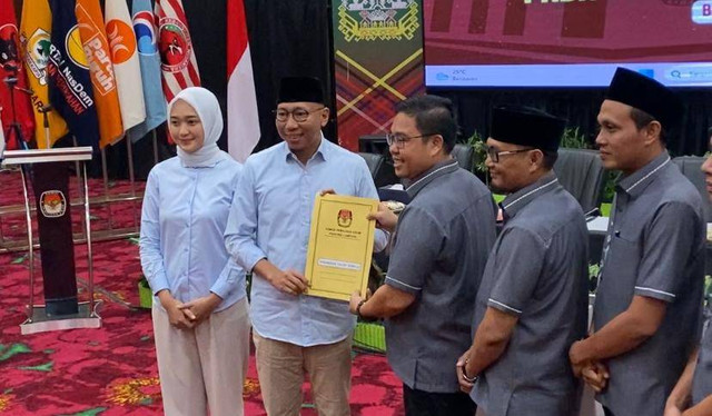 Paslon 02, Mirza-Jihan Ditetapkan Jadi Gubernur Lampung dan Wakil ...