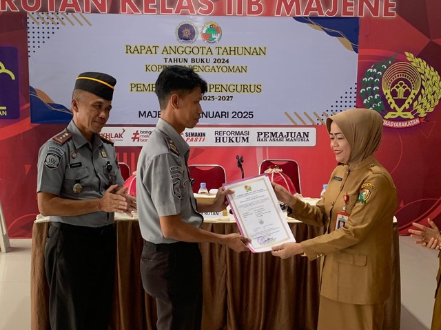 Rapat Anggota Tahunan Koperasi Rutan Majene Sekaligus Bentuk Pengurus ...