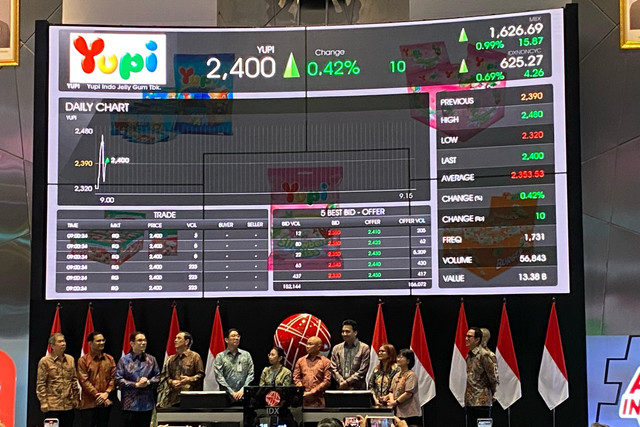 Emiten Permen (YUPI) Resmi IPO, Harga Rp 2.390 per Saham | kumparan.com