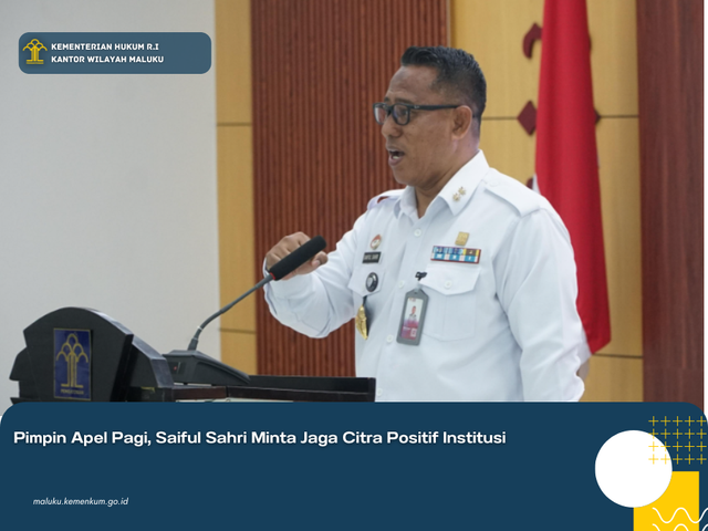Pimpin Apel Pagi, Saiful Sahri Minta Jaga Citra Positif Institusi ...
