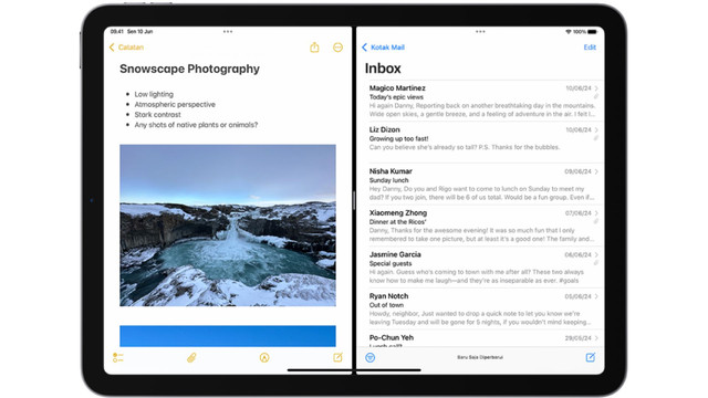 cara multitasking di ipad