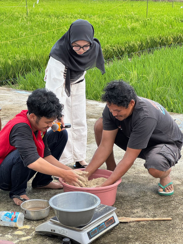 Mahasiswa KKNT UNHAS Latih Warga Desa Mario Olah Dedak dan Limbah Jadi ...