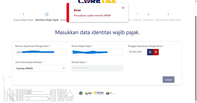 Setelah Coretax Berlaku, Begini Cara Urus NPWP Badan Untuk PTP AHU dan ...