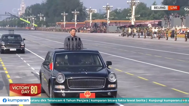 Hongqi CA7600J, Mobil Xi Jinping di Parade Militer China | kumparan.com