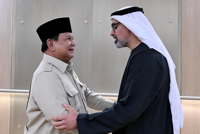 Prabowo Bertemu Presiden UEA MBZ, Bahas Eskalasi Geopolitik di Timur ...
