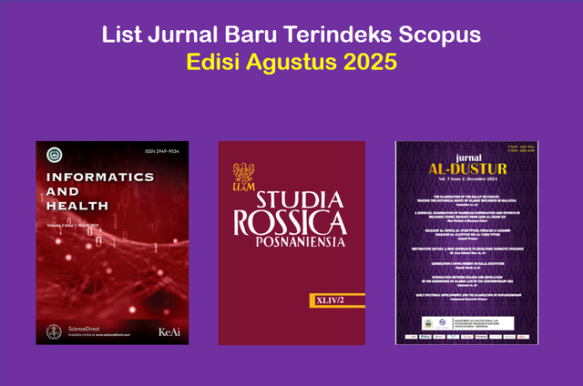 Breaking News Akademik: 50+ Jurnal Baru Resmi Masuk Scopus Edisi Agustus 2025 | kumparan.com