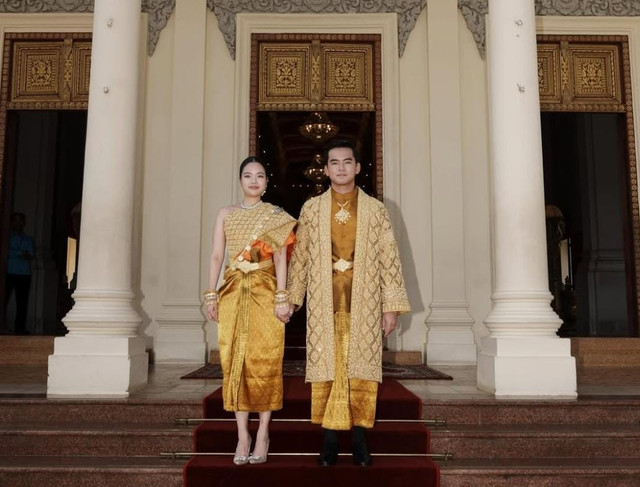 Tampilan Putri Kamboja, Pongsoriya Norodom saat Menikah dengan Seav Chhuon Ing | kumparan.com