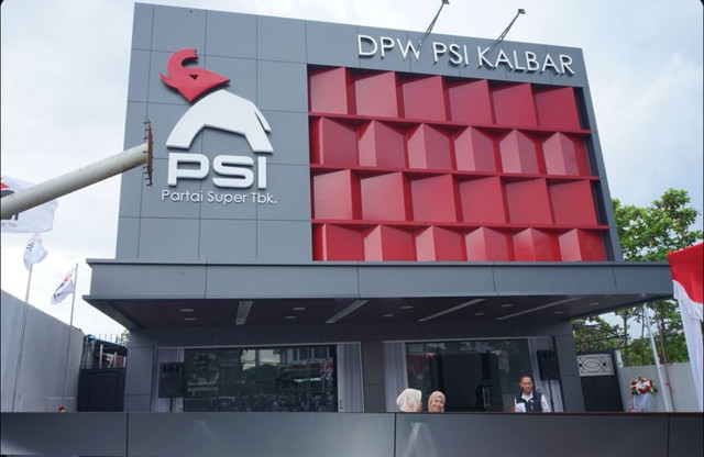 PSI Kalbar Resmikan Kantor Baru, Target 3 Besar di Pemilu 2029 ...