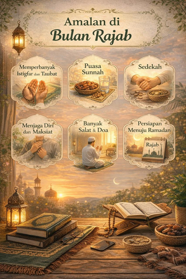 Amalan di Bulan Rajab: Cara Sederhana Mendekatkan Diri kepada Allah ...