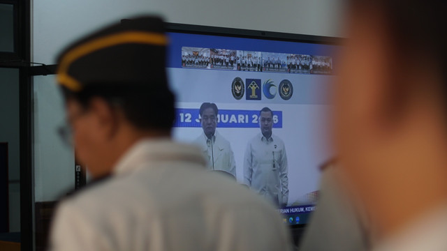 Kanwil Ditjenpas DIY Awali Tahun 2026 dengan Apel Bersama Menko Kumham ...