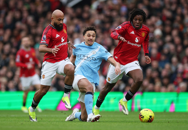 Hasil Liga Inggris: Man United Menangi Derbi Manchester Lawan Man City ...
