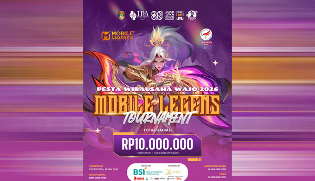 Perkuat Talenta Digital, TDA Wajo Hadirkan Turnamen MLBB di PWW 2026 ...
