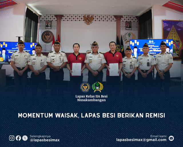 Momentum Waisak, Lapas Besi Berikan Remisi | kumparan.com