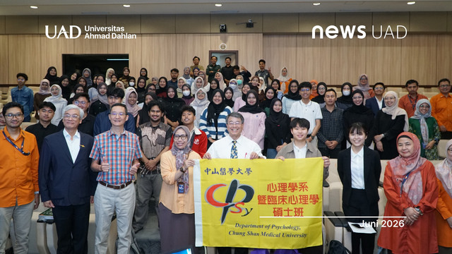 UAD dan Chung Shan Medical University Taiwan Adakan Global Lecturer ...