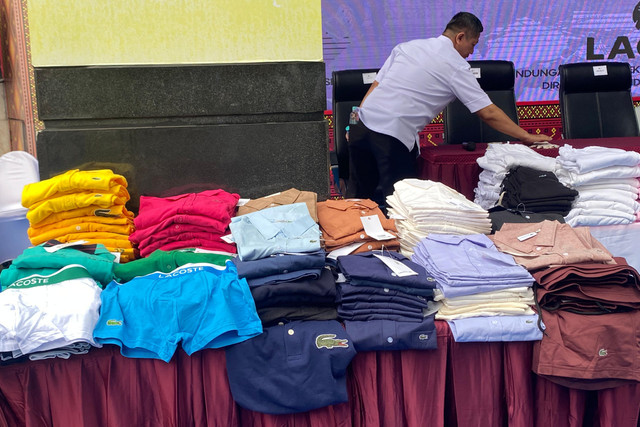 DJKI Musnahkan 567 Produk Palsu Merek Lacoste, Nilainya Tembus Rp 940 ...