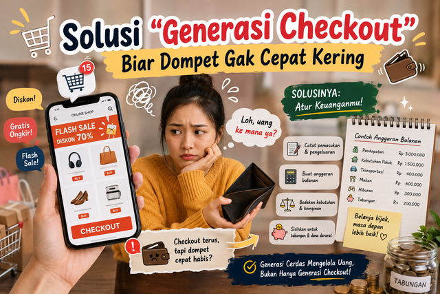 Solusi "Generasi Checkout" Biar Dompet Gak Cepat Kering | kumparan.com