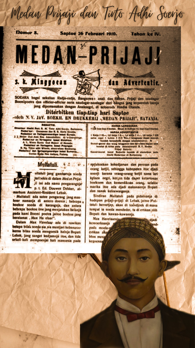 Surat Kabar Medan Prijaji Sang Pelopor Munculnya Pers Nasional ...