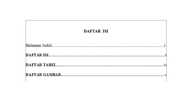 Cara Membuat Titik-titik Daftar Isi secara Otomatis, Mudah, dan Praktis ...