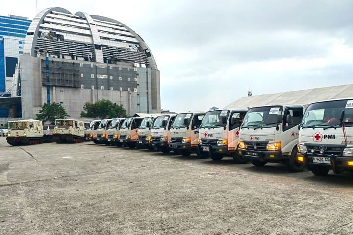 PMI Kerahkan 60 Mobil Tangki Air-3 Haglund, Bantu Penanganan Bencana ...
