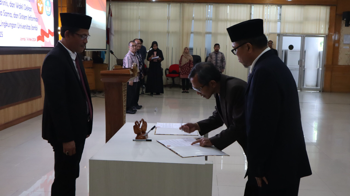 Rektor Universitas Jambi Lantik Wakil Dekan Baru Fakultas Pertanian ...