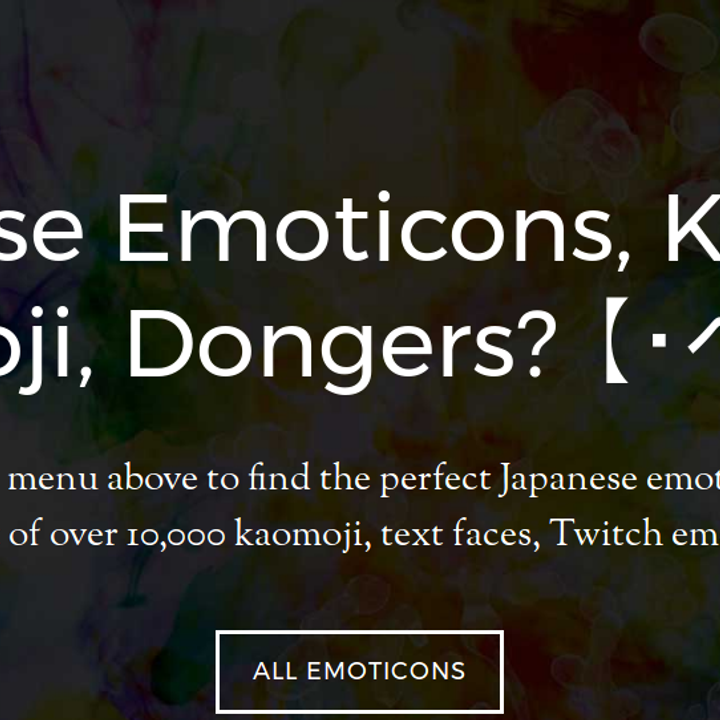 10000 Emoticon Lucu dan Unik di Japanese Emoticons | kumparan.com