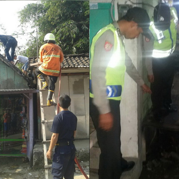 Diduga Akibat Puntung Rokok, Sebuah Kios Toko di Pasar Sekar Nyaris ...