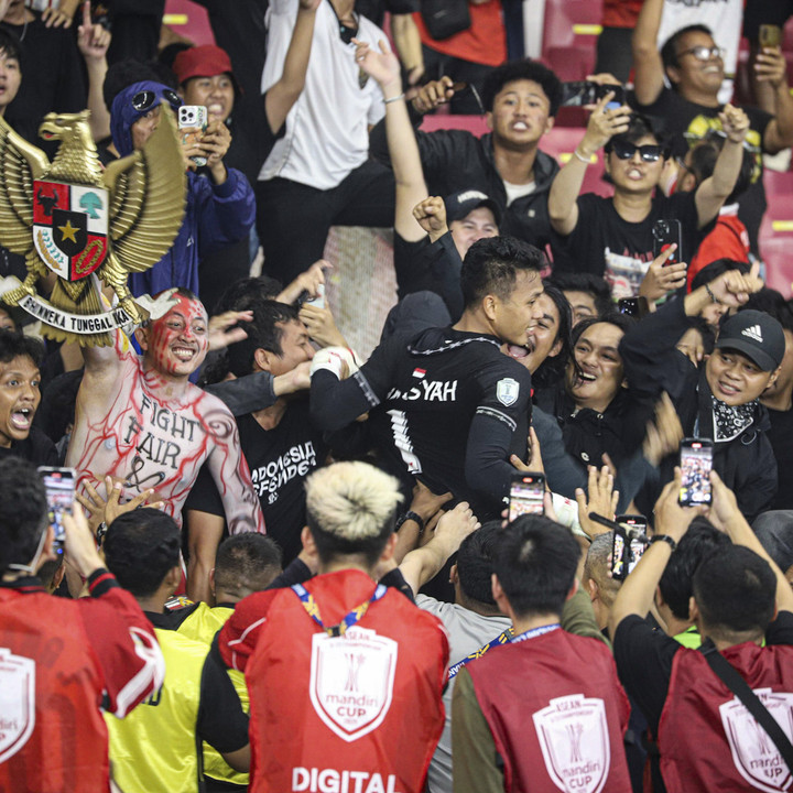 Foto: Selebrasi Timnas U-23 Usai Tekuk Thailand di Semifinal Piala AFF U-23 | kumparan.com