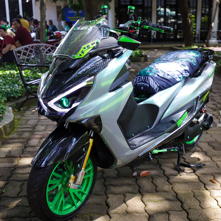 Foto: Modifikasi Polytron Fox R, Saat Motor Listrik Juga Bisa Tampil ...