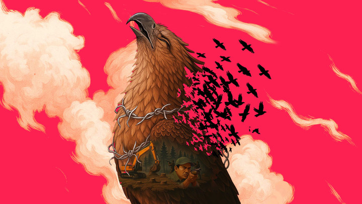 lukisan burung elang jawa