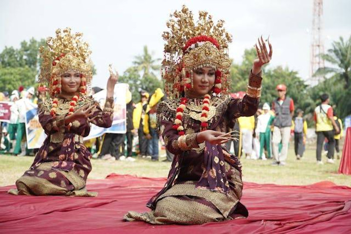tari gending sriwijaya foto