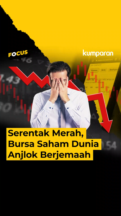 Bursa Saham Dunia Anjlok Berjemaah