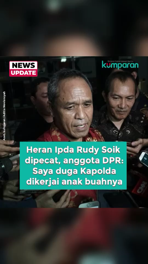 Anggota Komisi III DPR RI Heran Rudy Soik Dipecat