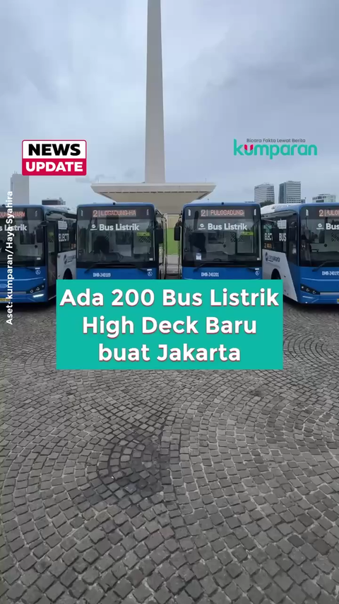 TransJakarta Punya 200 Bus Listrik Baru