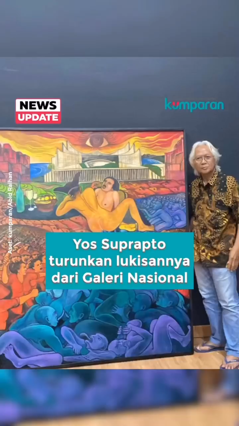 Yos Suprapto Turunkan Lukisannya
