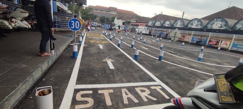 Melihat Lapangan Uji Praktik SIM Terbaru di Polrestabes Bandung