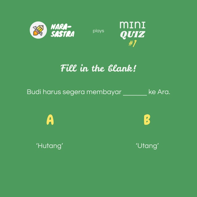 Mini Quiz #1 | kumparan.com