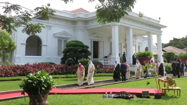 Raja Salman dan Jokowi Tanam Kayu Besi di Istana Merdeka | kumparan.com