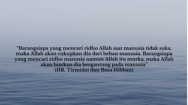 Mencari Ridho Allah | kumparan.com