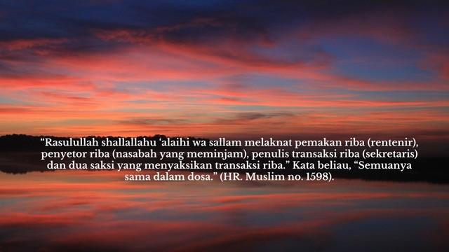 Laknat bagi Para Pendukung Riba | kumparan.com