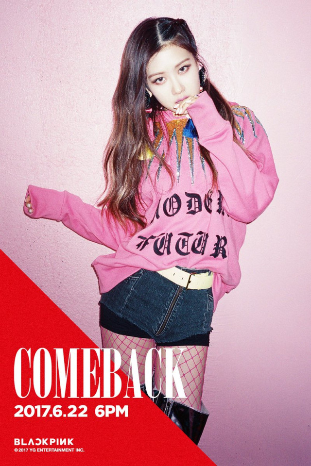 YG Entertainment Rilis Foto Teaser Rose Untuk Comeback Blackpink ...