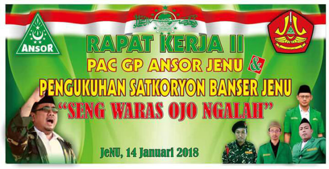 'Sing Waras Ojo Ngalah' Jadi Tema Raker Ansor Jenu | kumparan.com