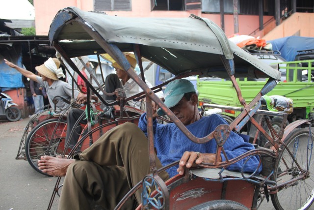 Foto: Becak di Banjarmasin | kumparan.com