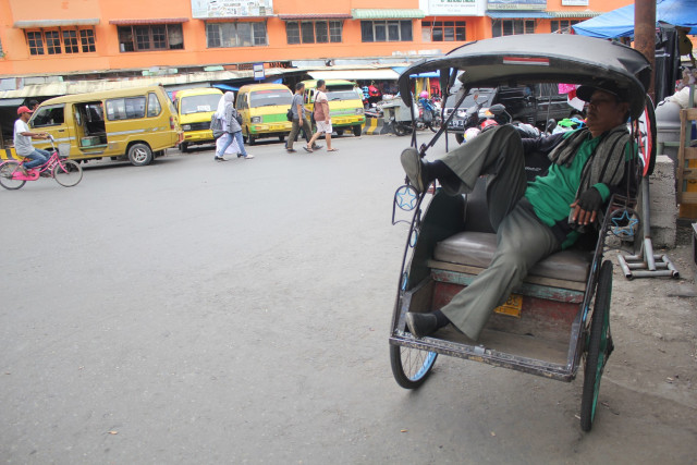 Foto: Becak di Banjarmasin | kumparan.com