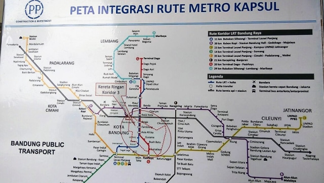 Pembangunan Proyek LRT Metro Kapsul Bandung Dimulai dari Koridor 3 ...